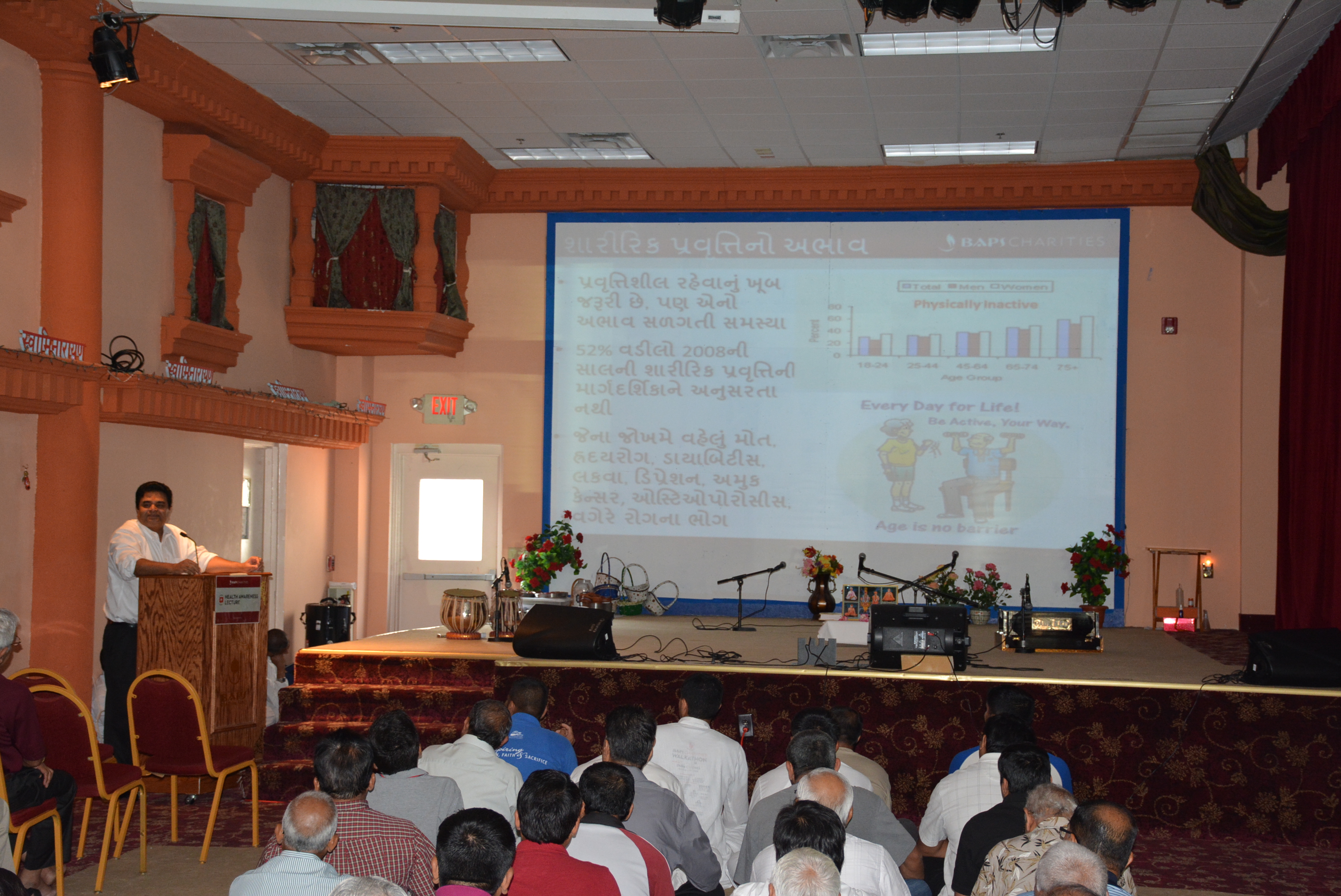 Health Awareness Lecture on Physical Activity in Raleigh, NC • BAPS ...