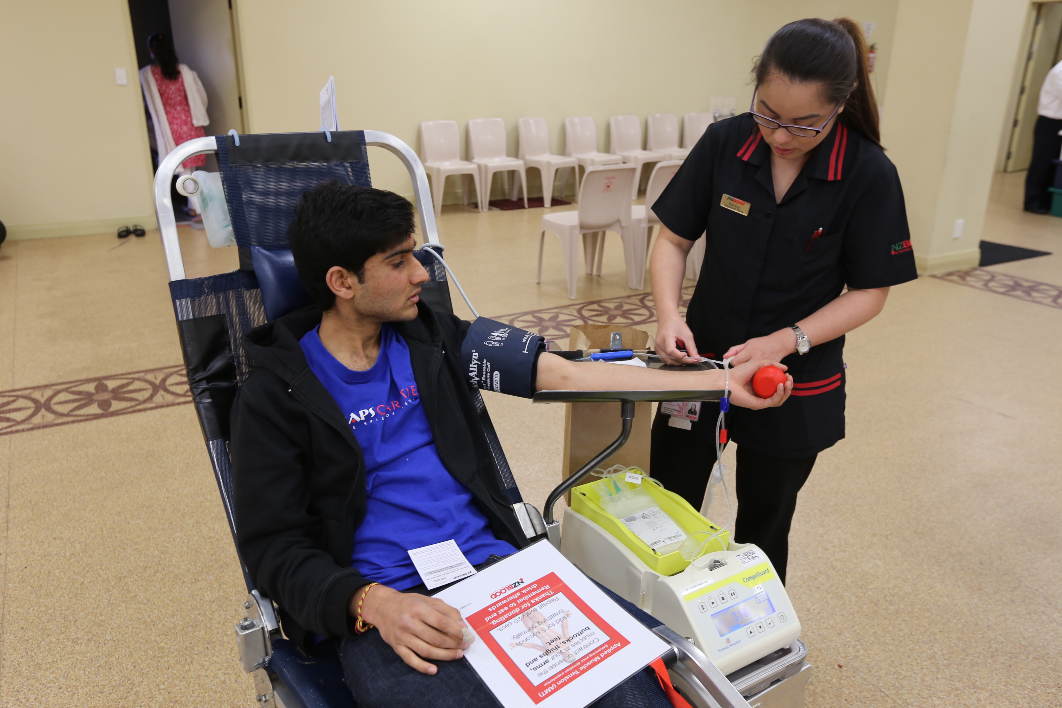 Blood Donation Drive 2014 in Auckland, New Zealand • BAPS Charities
