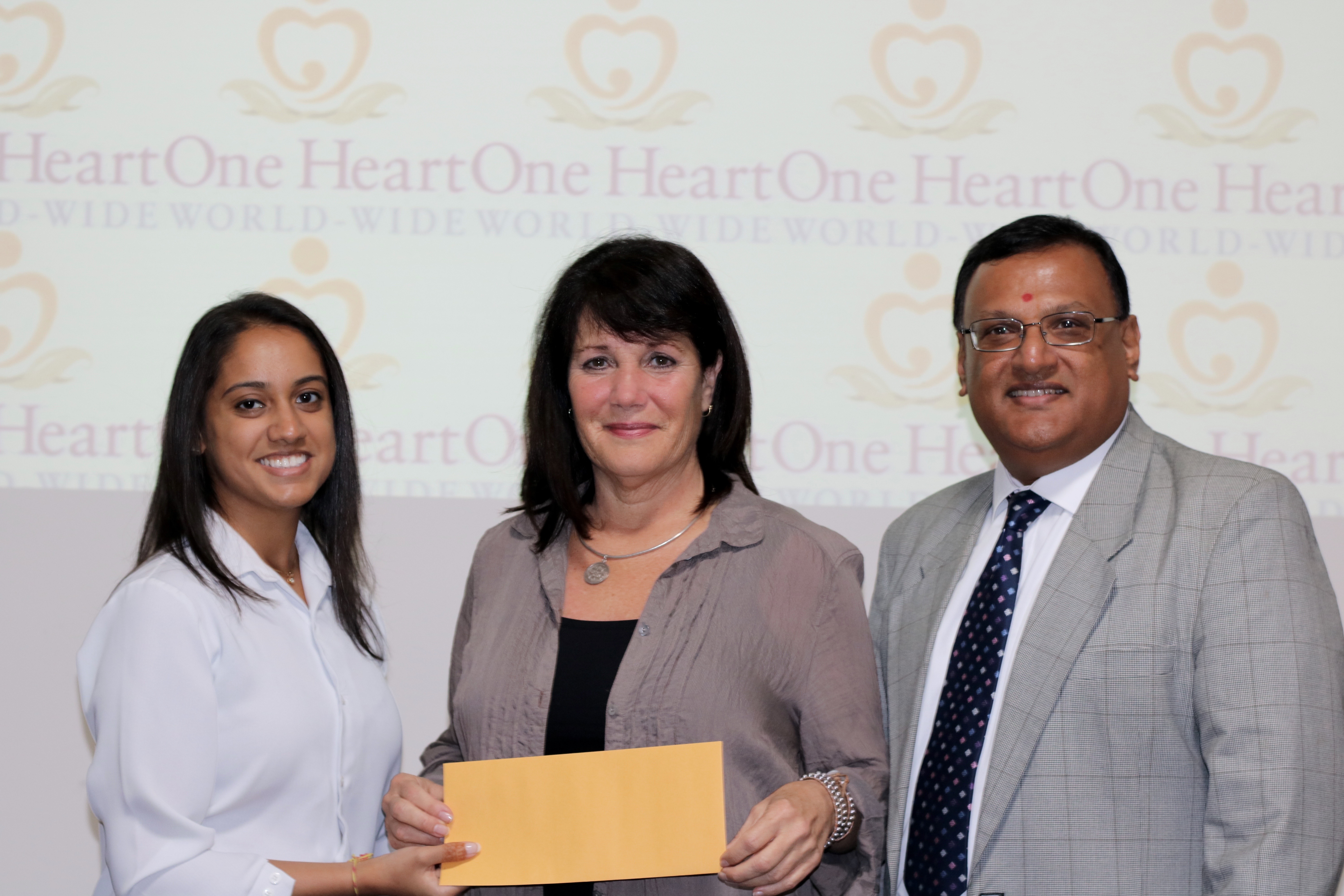 BAPS Charities donates $25,000 to One Heart World-Wide • BAPS Charities