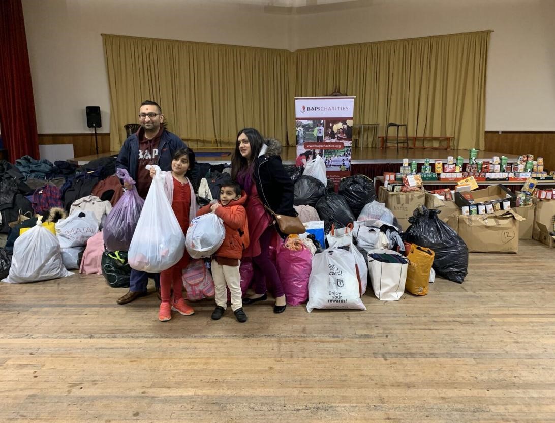 Winter Clothes and Food Collection for the Homeless, London, UK • BAPS ...
