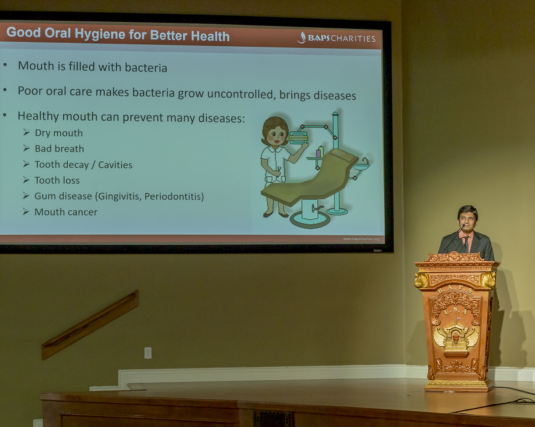 Health Lecture 2019 in Houston, TX: Dental Care • BAPS Charities