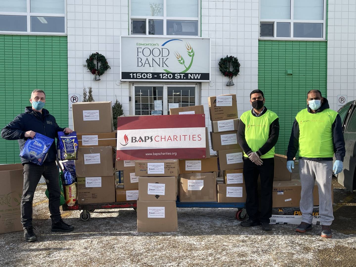 BAPS Charities Food Drive in Edmonton, AB • BAPS Charities