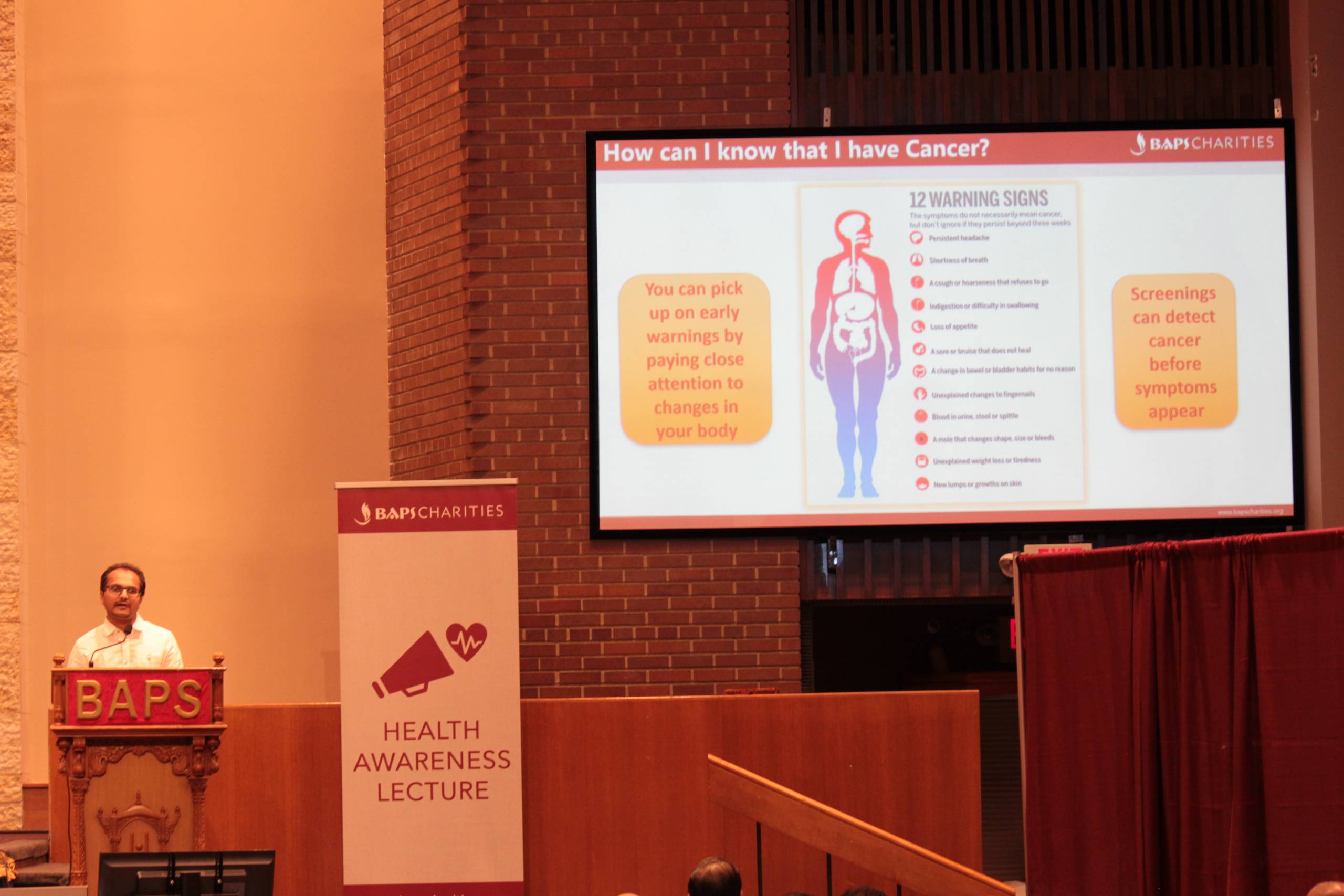 Health Lecture: Cancer Awareness in Columbus, OH • BAPS Charities