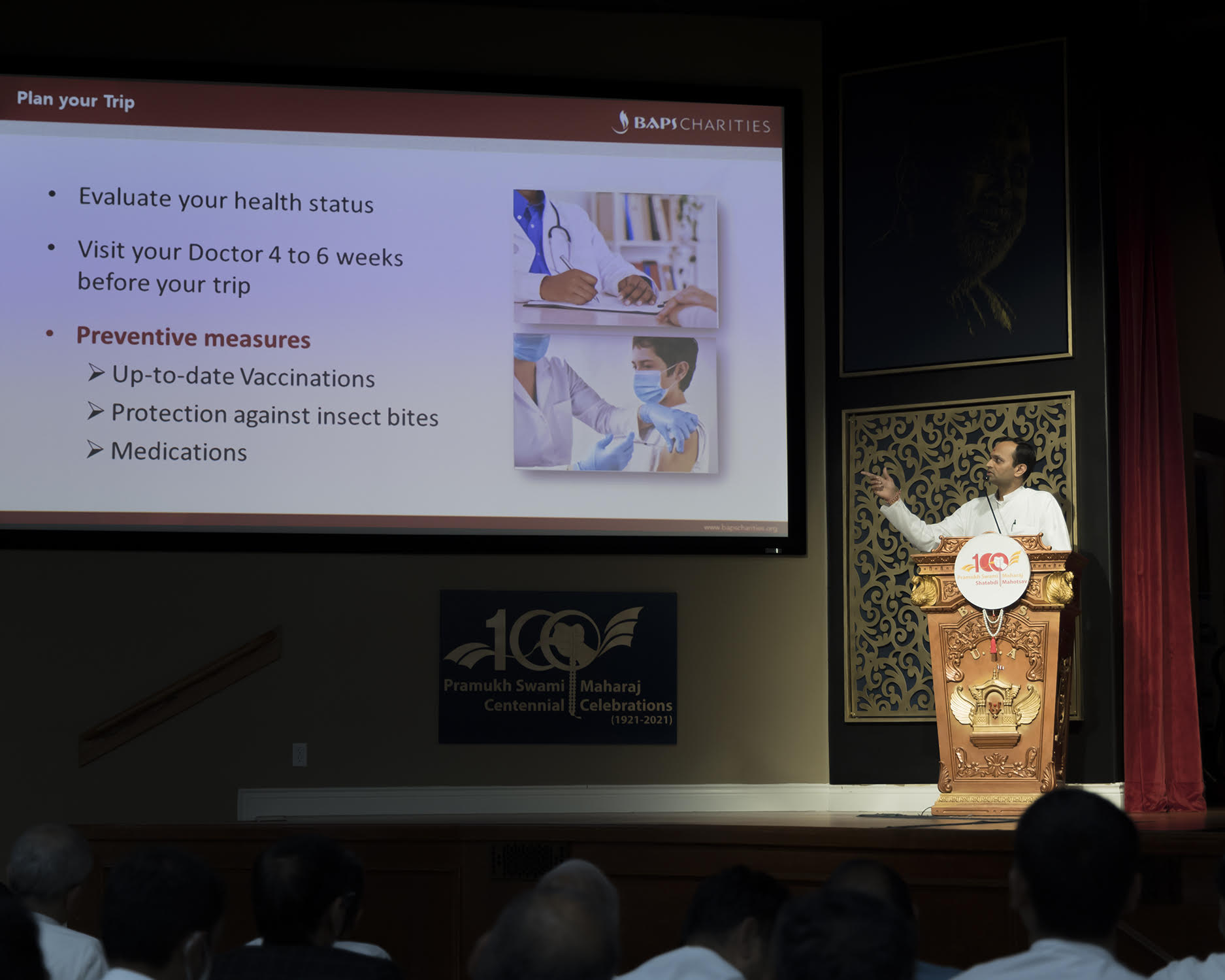 Health Lecture: Health Precautions During Travel, Houston, TX • BAPS ...