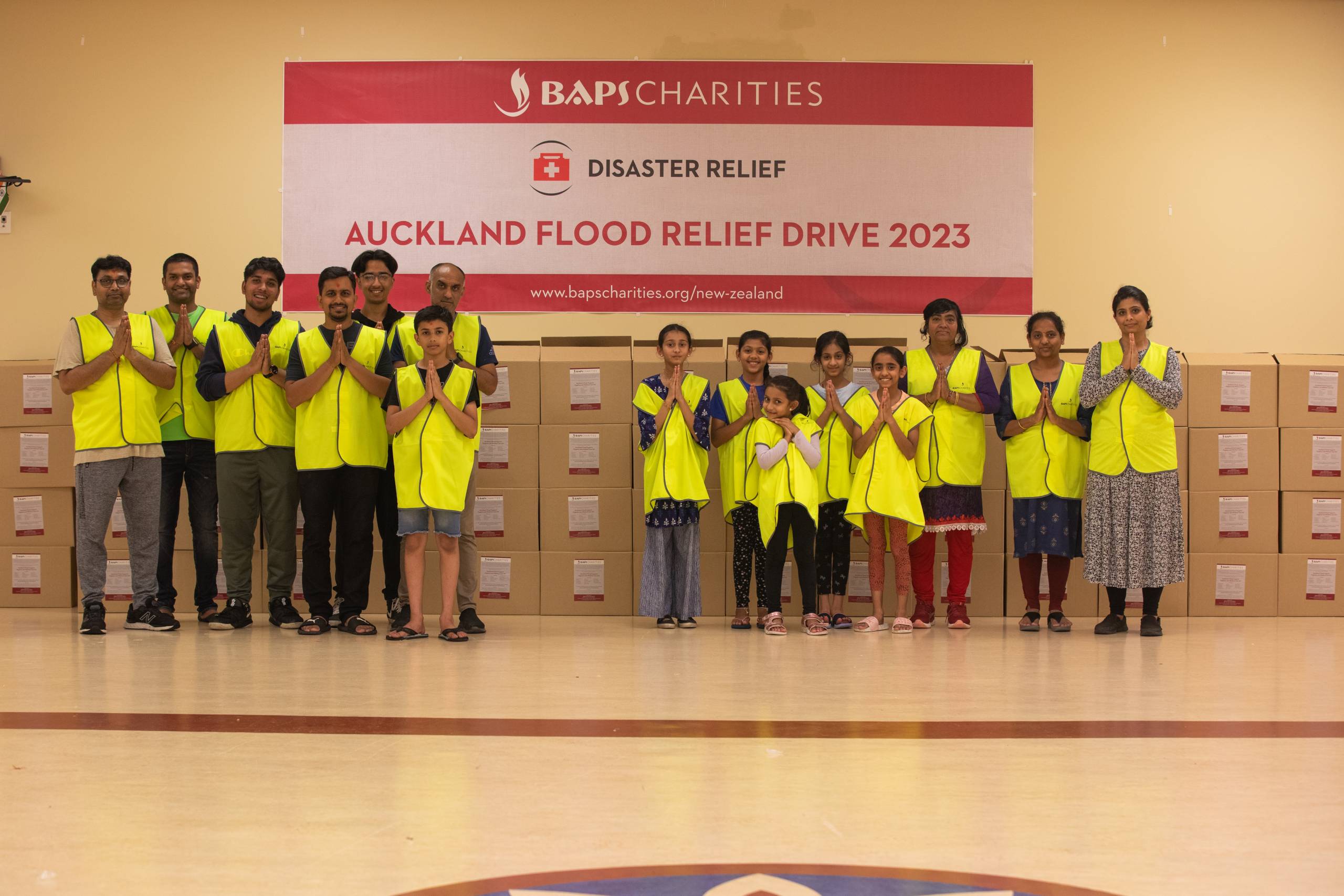 Auckland Flood Relief Drive 2023 • BAPS Charities