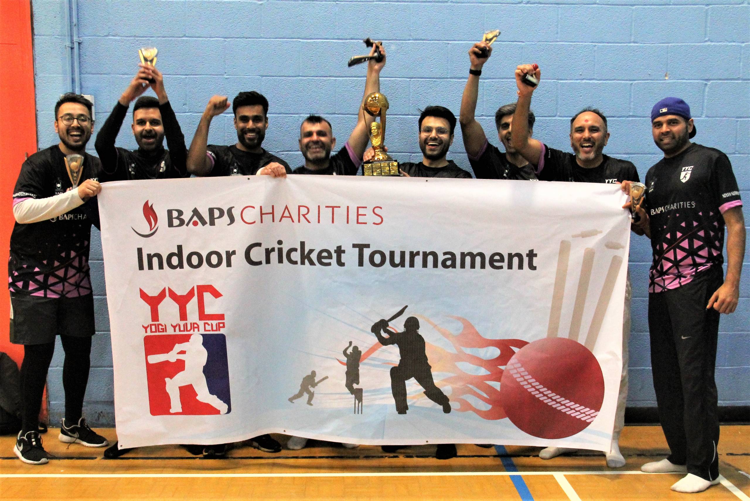 Community Indoor Cricket Tournament: Yogi Yuva Cup – UK • BAPS Charities