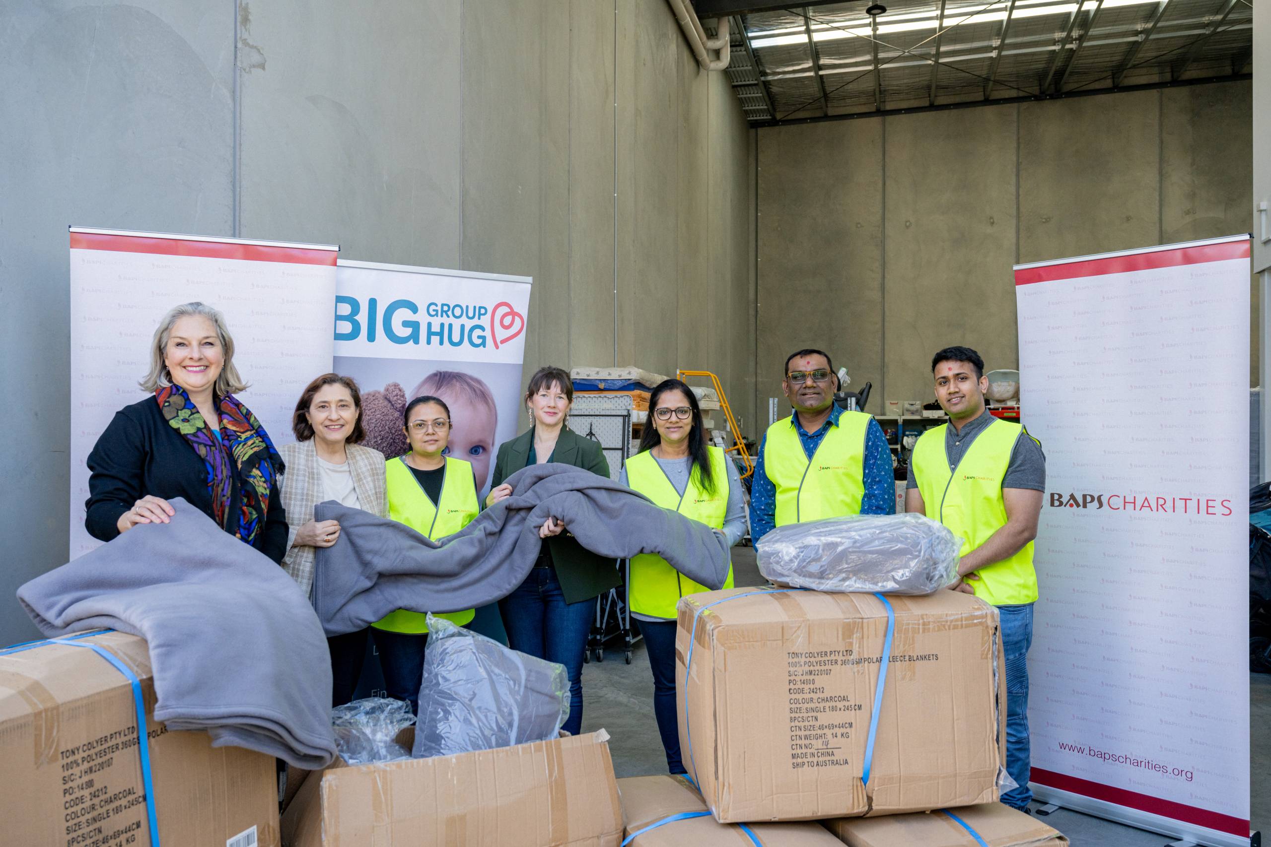 Blanket Donation to The Big Group Hug in Melbourne, Australia • BAPS ...