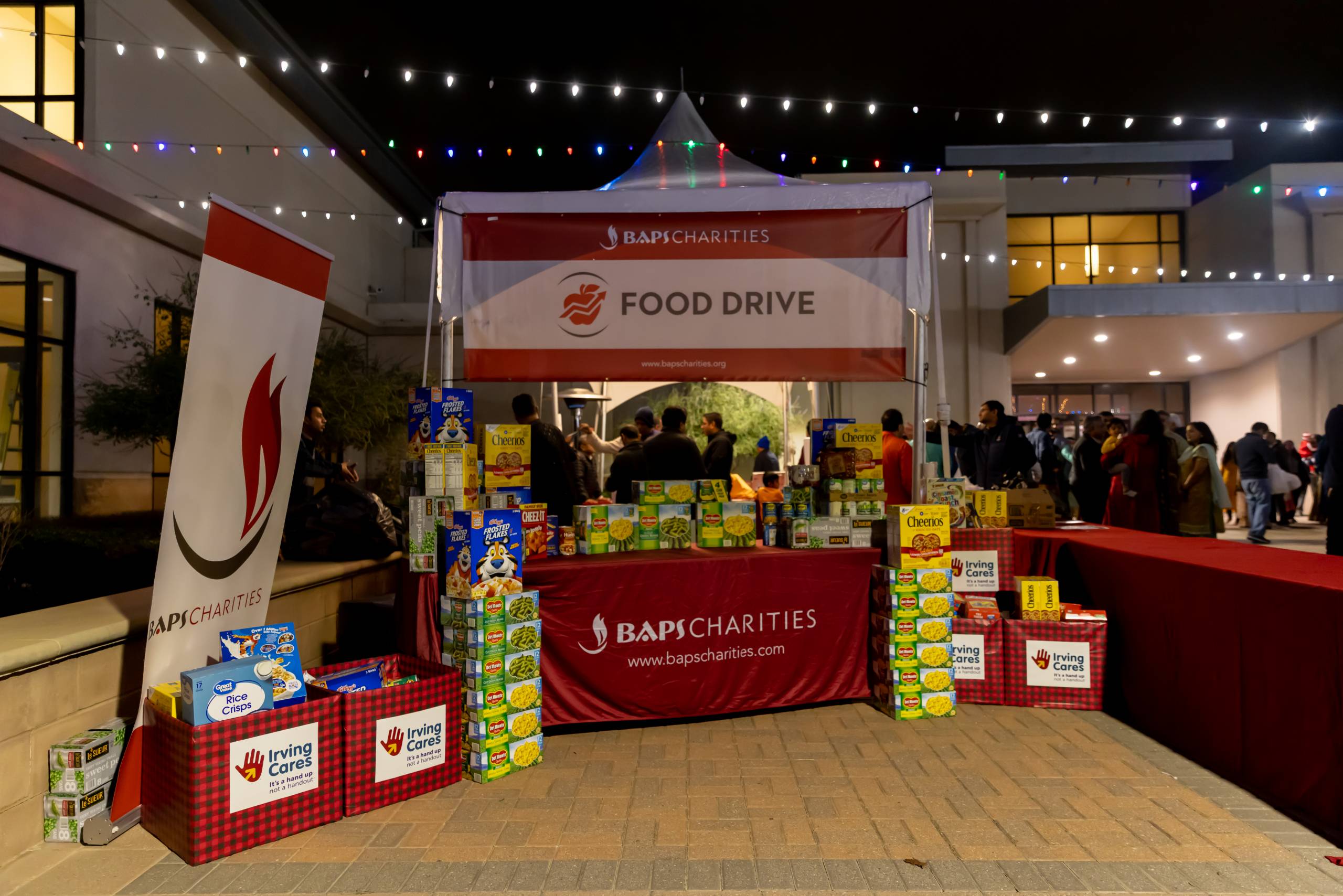 BAPS Charities donates over 1400 lbs vegetarian food in Dallas, TX ...