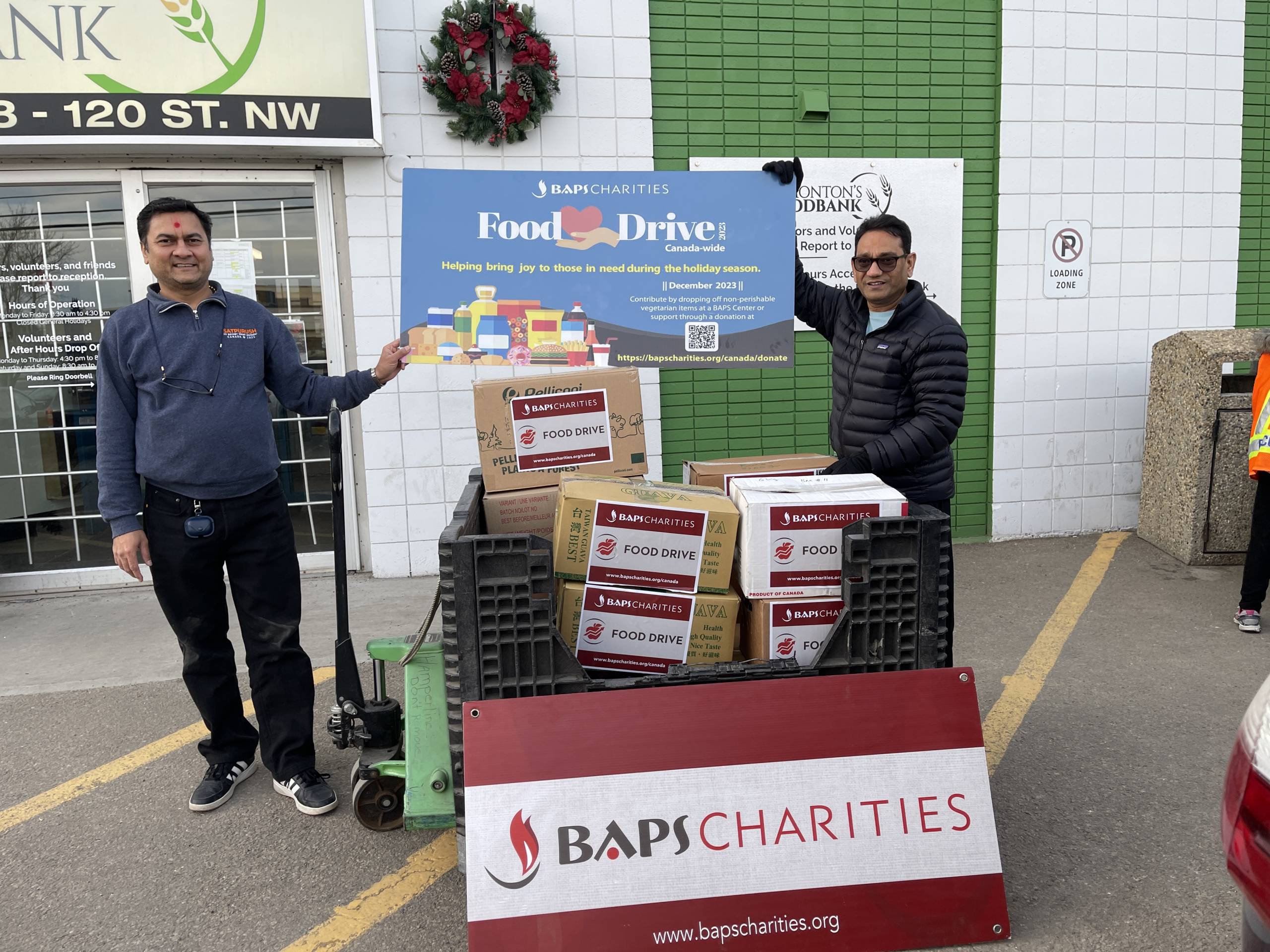 BAPS Charities Food Drive in Edmonton, AB • BAPS Charities