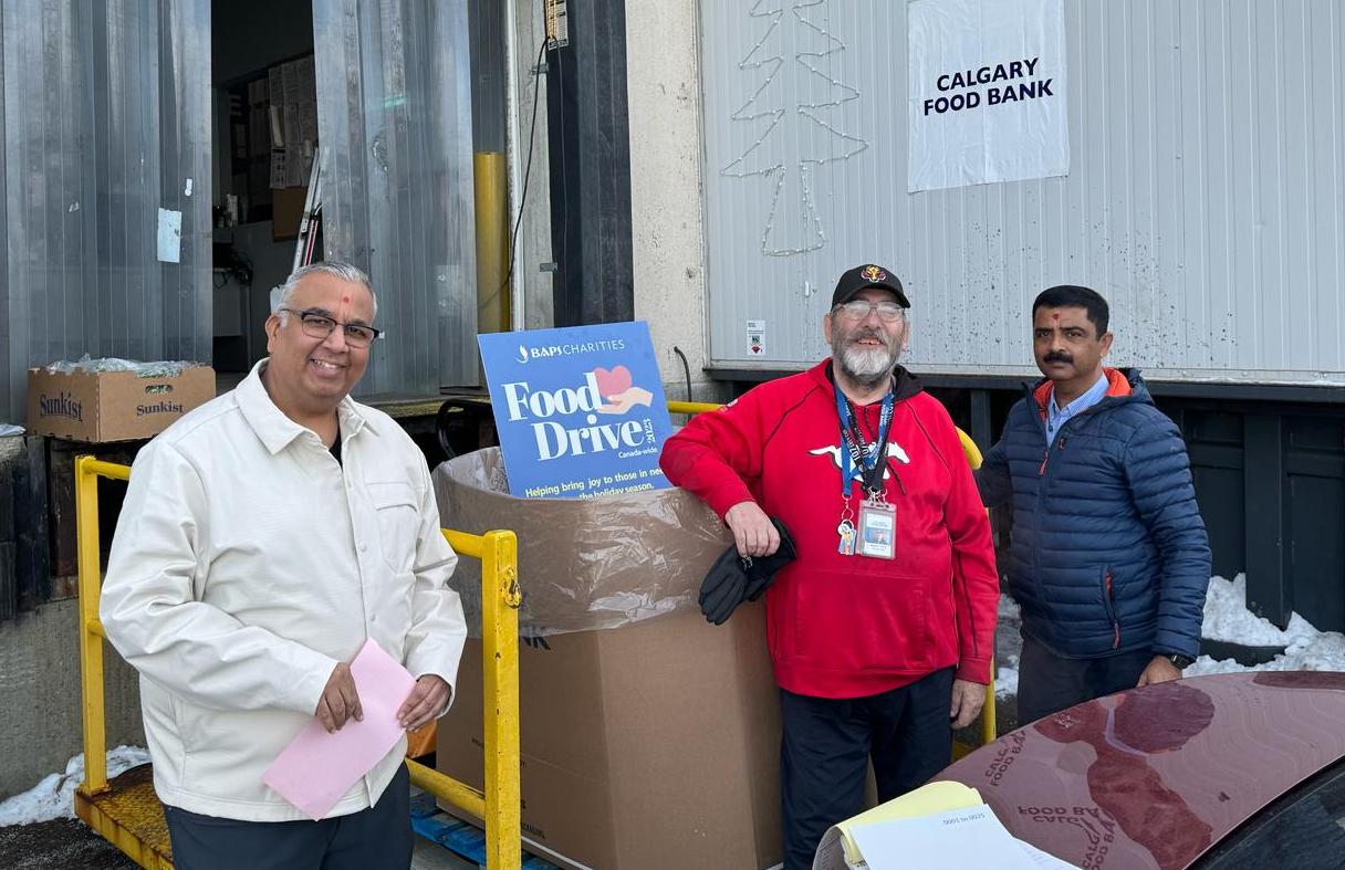 BAPS Charities Food Drive in Calgary, AB • BAPS Charities