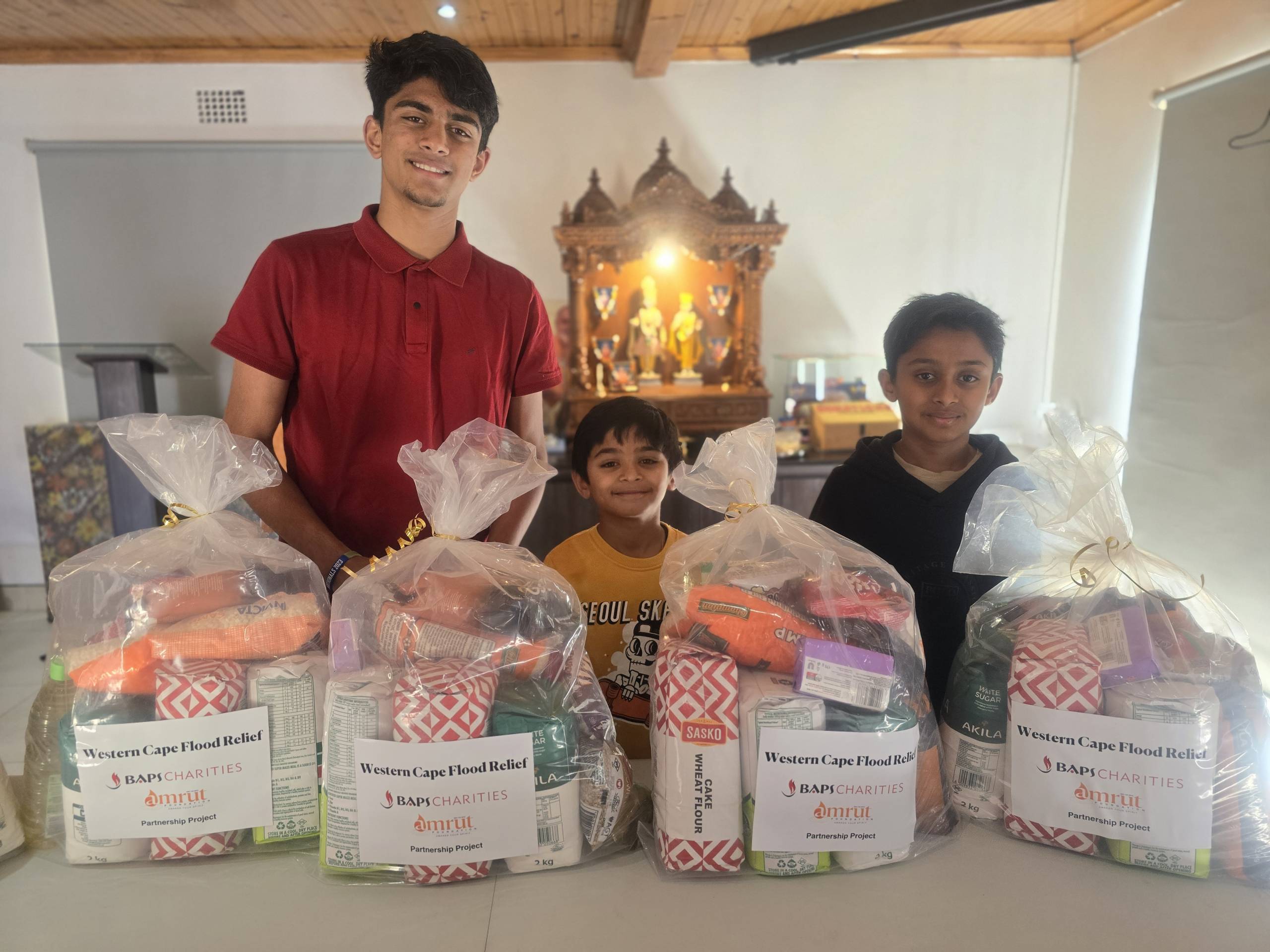 Natural Disaster Aid - Cape Town • BAPS Charities