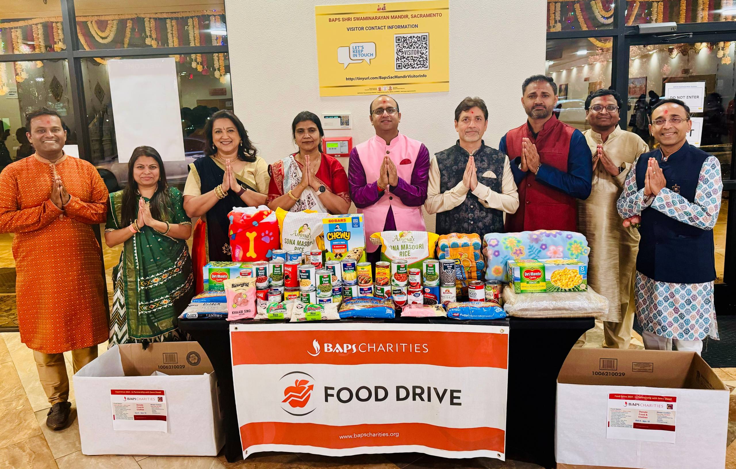 Food Drive 2024 in Sacramento, CA • BAPS Charities