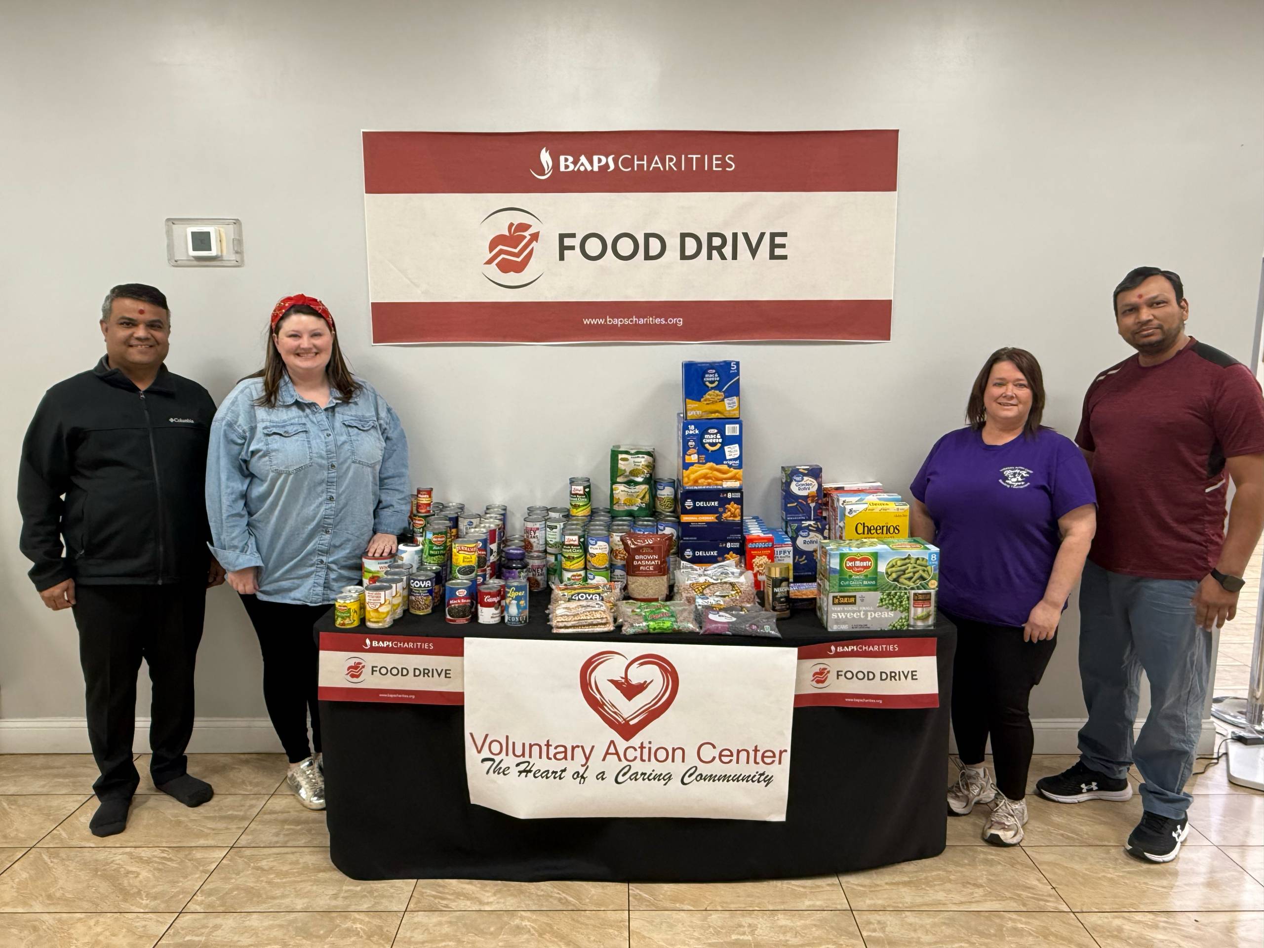 BAPS Charities Food Drive 2025 in Calhoun, GA • BAPS Charities